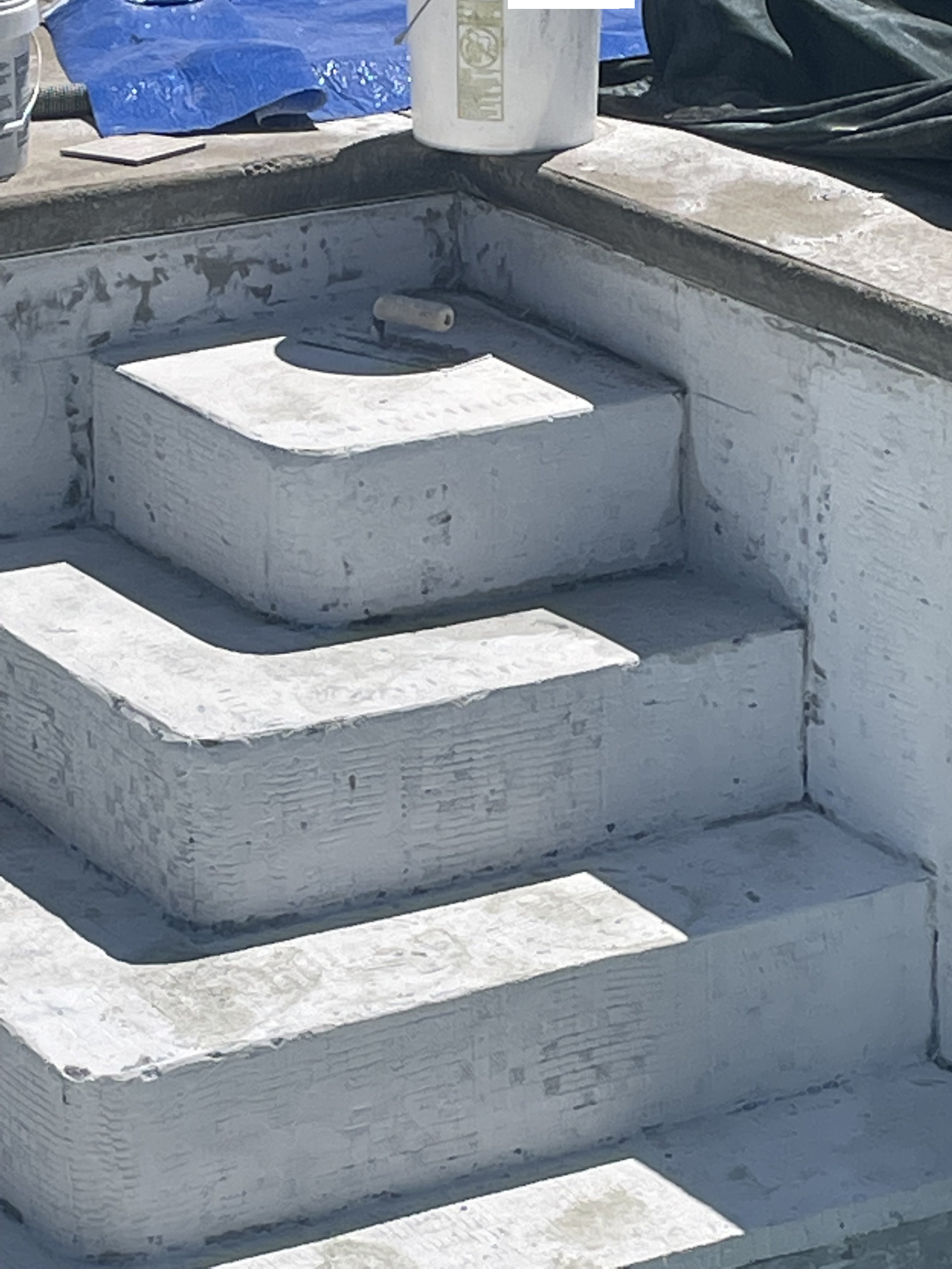 Before And After Pool Images - Olympic Pool Paint