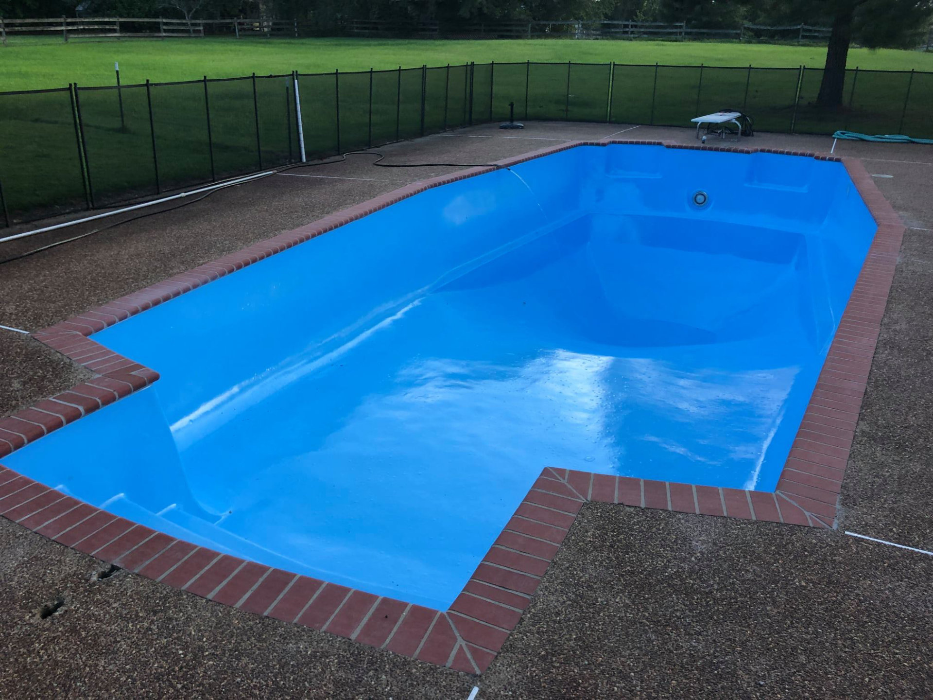 Before And After Pool Images - Olympic Pool Paint